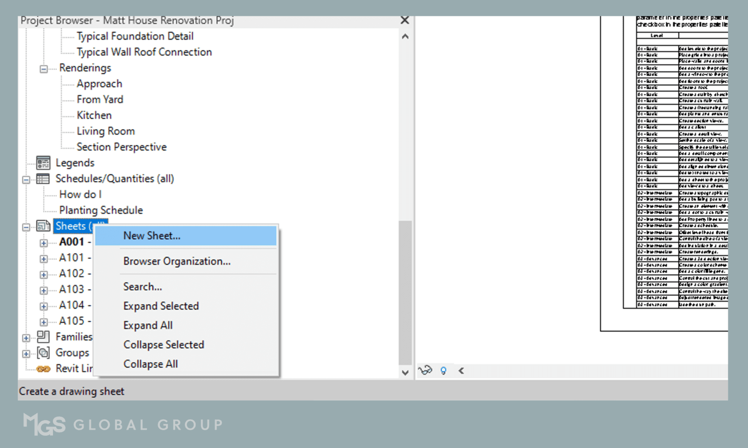 3 Methods for Creating Sheets in Revit | Drafting Blog