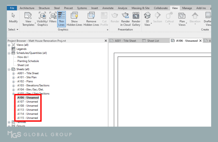 3 Methods for Creating Sheets in Revit | Drafting Blog