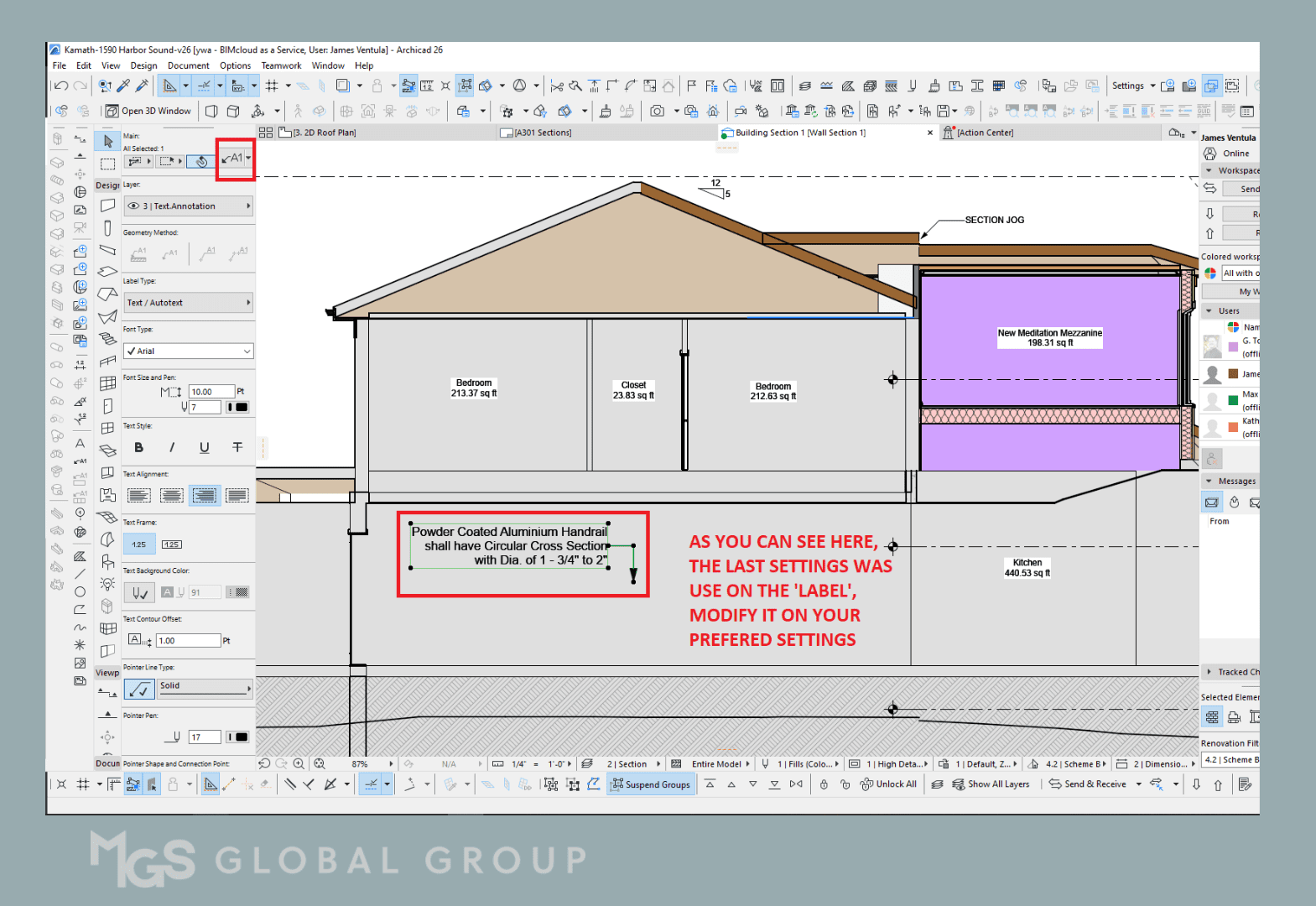 Intro to Activating Automatic Room Labeling in ArchiCAD | Drafting Blog