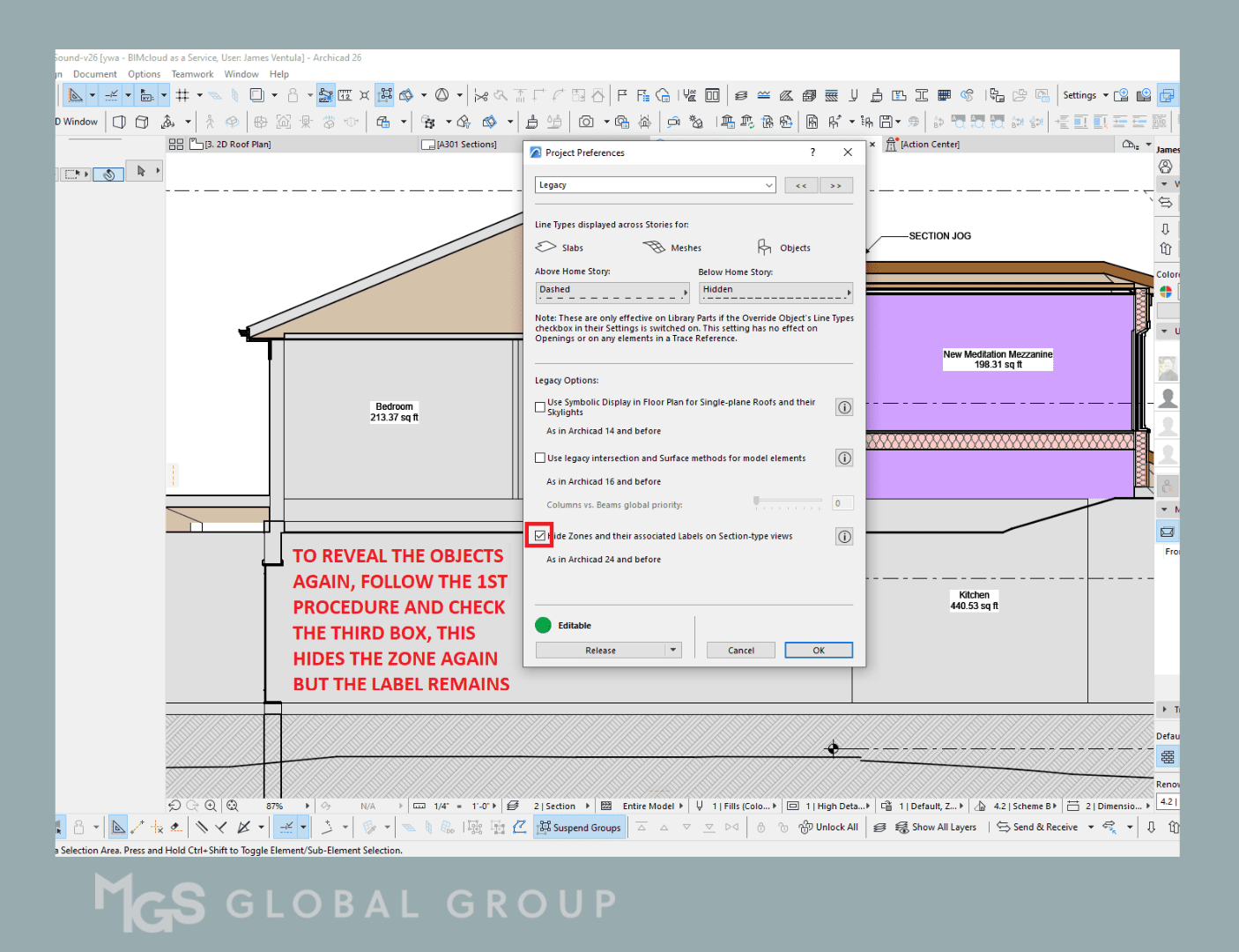 Intro to Activating Automatic Room Labeling in ArchiCAD | Drafting Blog