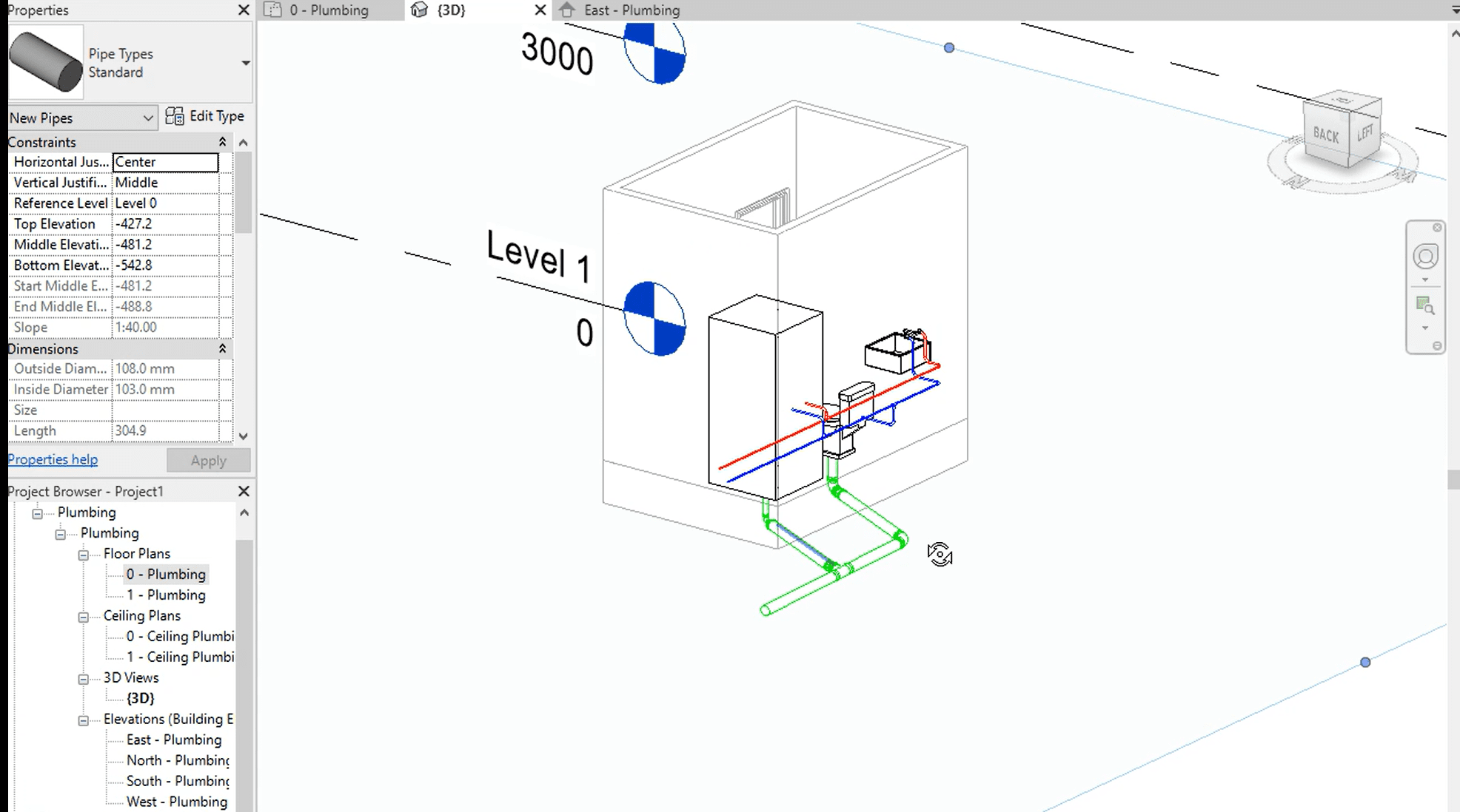 Adding Plumbing Systems In Revit Mep