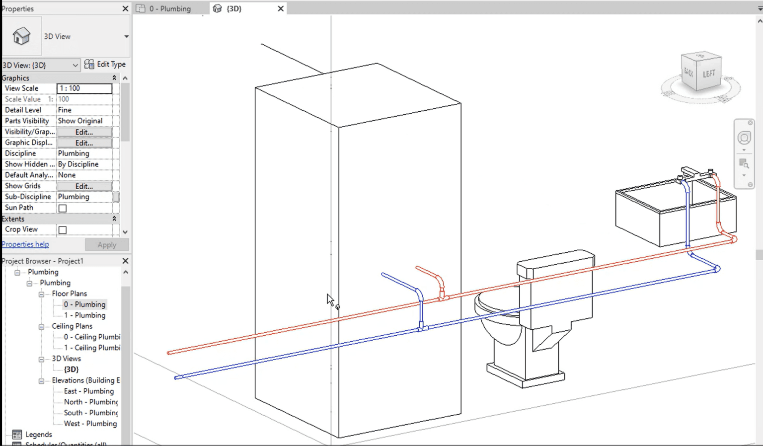 Adding Plumbing Systems In Revit Mep
