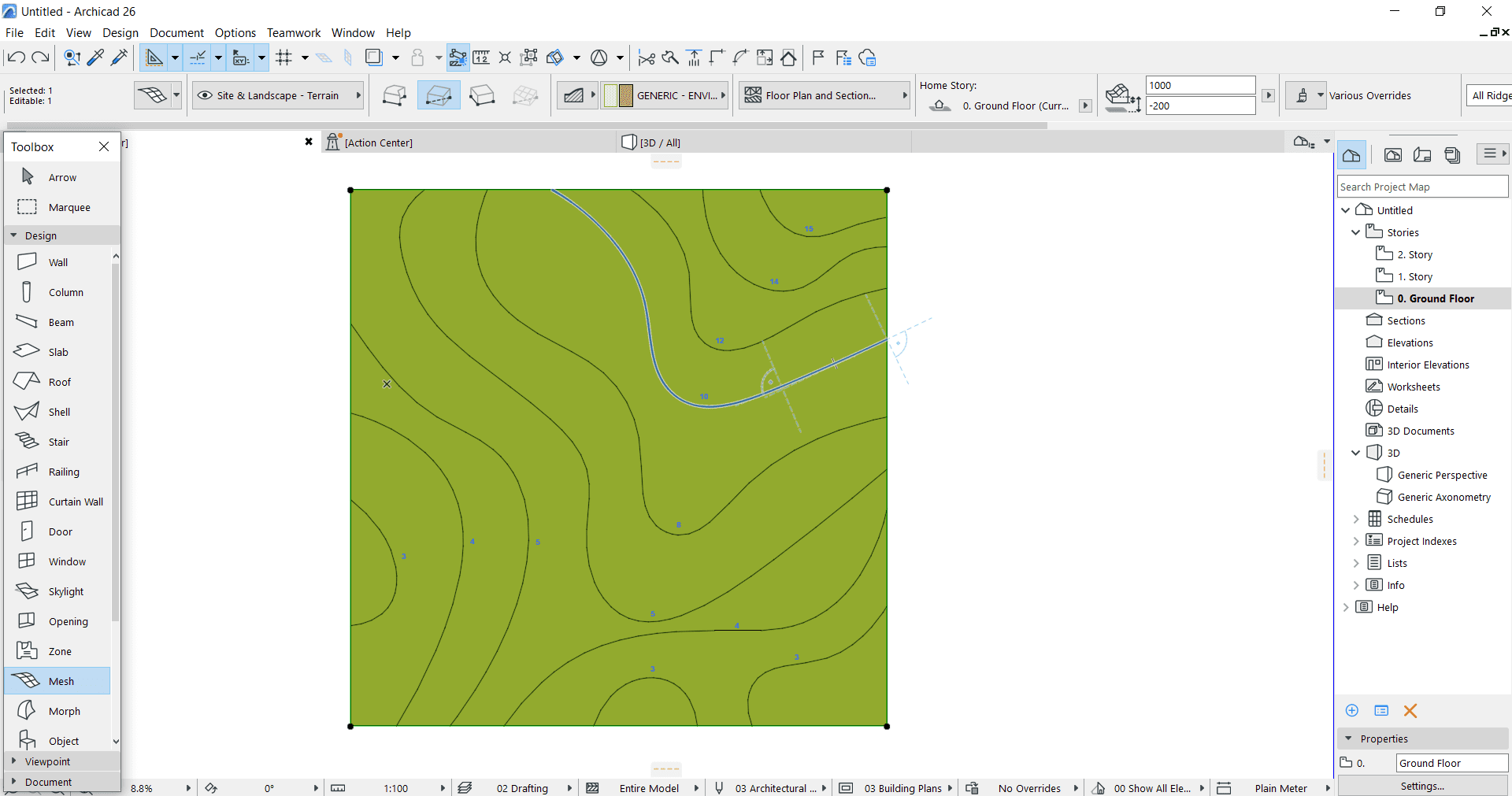 How to Use ArchiCAD’s Mesh Tool